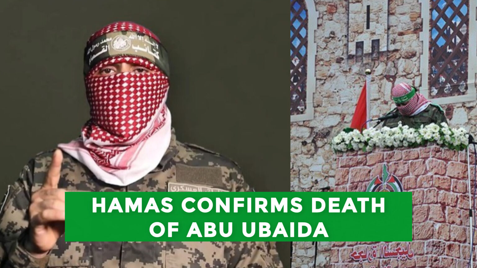 Le Hamas confirme la mort du porte-parole militaire Abu Ubaida ...